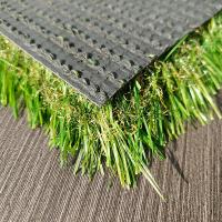 China 7700 Dtex PP/PE material Artificial Green Grass With 180 Stitch rate Per Metre and 3/8 inch guage for sale