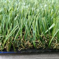 China 42mm Three different colors of green and one Withered color mixed Artificial Grass For Sports And Garden Solutions for sale