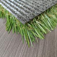China 42mm Three different colors of green and one Withered color mixed Artificial Grass For Sports And Garden Solutions for sale