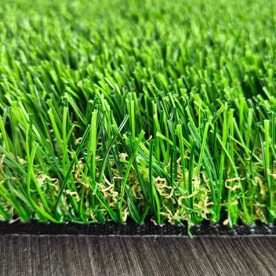 China Soft Touch Natural Looking And Long-Lasting Artificial Turf Suitable For Park And Garden Laying for sale
