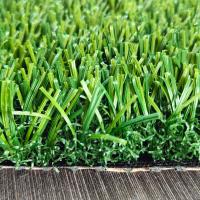 China 14600 Dtex Great UV Resistance Low Maintenance Green Artificial Turf With Black Or Green SBR Latex Backing for sale