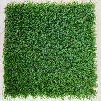 China 32mm Low Shrinkage Leisure Landscape Artificial Turf With PU Adhesive And Double PP Backing for sale