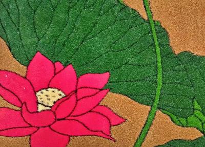 China UV Resistance Customizable Images Artificial Grass Synthetic Turf with Excellent Fire Resistance for sale