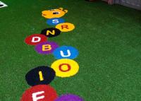 China 15mm Pile Height Customized Pictures UV Resistance Artificial Grass Synthetic Turf for Sports and Leisure for sale