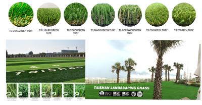 China 30mm Pile Height Landscape Turf Grass 12400 Dtex 60mm for sale