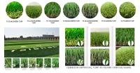 China 60mm Pile Height 12400 Dtex C Spine Shape Artificial Turf for Landscape Grass Applications for sale