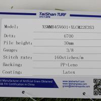 China 30mm Pile Height Landscape Synthetic Grass 6700 Dtex Decorations UV Resistance for sale