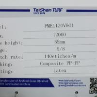 China FIFA Certified 55mm Pile Height 12000 Dtex Football Artificial Turf for High Performance Sports Fields for sale