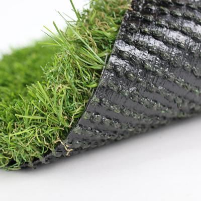China Multi Direction Landscape Artificial Green Turf 40mm PU Coating Double PP Backing High Dtex for sale