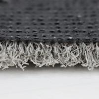 China Black And Grey Color Golf Artificial Grass 266 Stitches Per Metre High Density For Putting Green for sale
