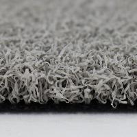 China Black And Grey Color Golf Artificial Grass 266 Stitches Per Metre High Density For Putting Green for sale
