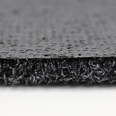 China Black And Grey Color Golf Artificial Grass 266 Stitches Per Metre High Density For Putting Green for sale