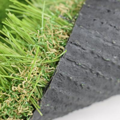 China 200 Stitches/m Landscape Artificial Grass with Pile Dtex 8600 and Perforation Drainage Holes for sale