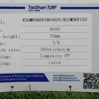 China 50mm Pile Height 9600 Dtex UV Resistance Artificial Grass for Leisure Landscaping for sale