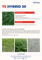 China 25mm Pile Height Hybrid Artificial Grass Carpet with Ultra High Wear Resistance for Mixed Laying with Natural Grass for sale