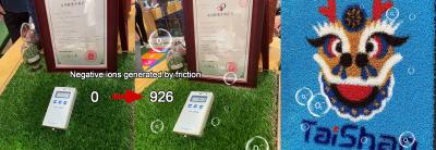 China 30mm Pile Height Anti-abrasion Negative Ions Releasing Artificial Turf Synthetic Grass for sale