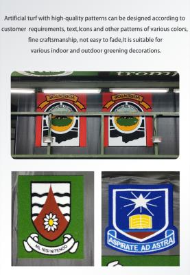 China Customizable Pattern Artificial Turf with Excellent Drainage Performance and Easy Installation for Indoor and Outdoor Use for sale