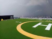China 50mm Pile Height UV Resistant Customizable Pattern Artificial Grass for Football Courts for sale