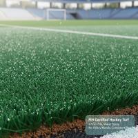 China FIH Certified Hockey Artificial Turf With 17mm Pile Height Water Spray No Heavy Metals For Consistent Play for sale