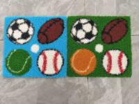 China Pictured Artificial Grass Pictured Artificial Turf 40mm Football Turf Customized Logos for sale