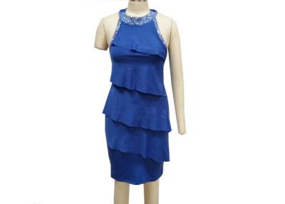 China Sexy Halter Neck Maxi Beach Dress , Casual Sleeveless Summer Dresses Breathable for sale