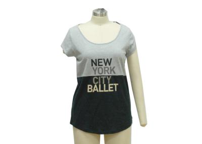 China Lady  Casual Shirt , Round Neck T Shirt,Customized Logo Printing ,joint, Breathable, Eco-Friendly for sale