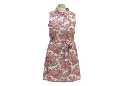 China Beachwear Type Women'S Casual Dresses Polo Collar Dress With Long Belt for sale