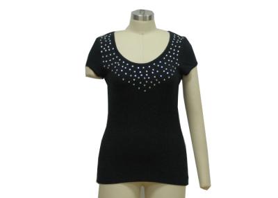 China Popular Women'S Business Casual Clothing , Lace Up Front T Shirt Eco Friendly for sale