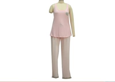 China Pink Cute Women'S Petite Pajama Sets , Slim Fit Women'S Thermal Pajamas for sale