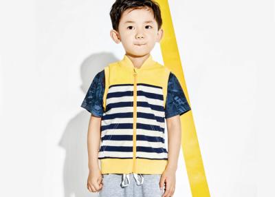 China 3 - 12 Year Old Boys Zip Up Hoodies , Trendy Kids Zipper Sweatshirts Kangroo Pocket for sale