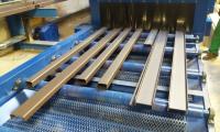 China Roller Conveyor Shot Blasting Machine for Steel H Beam I Beam Profile Width 800mm 1200mm for sale