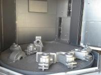 China Rotary Table Shot Blasting Machine 380V PLC Control 1000mm-4000mm for Small Metal Parts Moulds for sale
