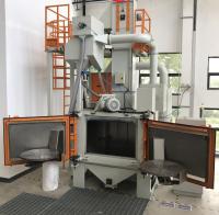 China Rotary Table Shot Blasting Machine 380V PLC Control 1000mm-4000mm for Small Metal Parts Moulds for sale