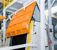 China Rubber Belt Tumble Drum Shot Blasting Machine Q32 Series 200kg to 1350kg Batch Cleaning for sale