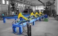 China Steel Pipe External Surface Steel Rebar Automatic Shot Blasting Machine With Special Rollers for sale