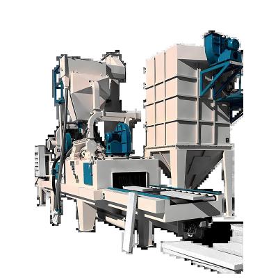 China Marble Stone Bricks Concrete Blocks Stone Blasting Machine With High Power Blast Wheel for sale