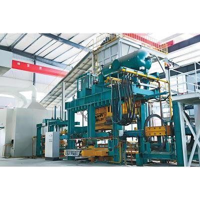 China Hydraulic Pressing Automatic Flask Foundry Molding Machine For Bigger Castings for sale