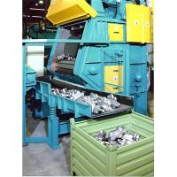 China Steel Belt Apron Tumble Drum Shot Blasting Machine 1300kg Load Capacity for Medium Metal Parts for sale