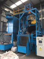 China Rotary Drum Shot Blasting Machine With Auto Loading For Batch Metal Parts Cleaning for sale