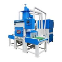 China Automatic Pass Through Sand Blasting Machine with Mesh or Roller Conveyor 1200mm Width for sale