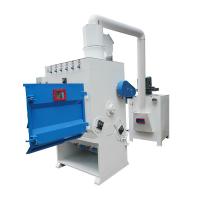 China Tumble Rubber Belt Automatic Sand Blasting Machine for Aluminum Parts Cleaning 100kg Load for sale