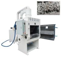 China Tumble Rubber Belt Automatic Sand Blasting Machine for Aluminum Parts Cleaning 100kg Load for sale