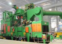 China 0.5-4.0m/Min Roller Conveyor Shot Blasting Machine Using Cut Wire Shot Media Ensuring Surface Cleaning for sale