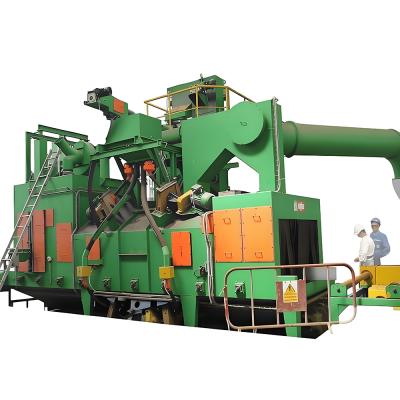 China Roller Conveyor Shot Blasting Machine 4-12 Blast Wheels Conveyor Speed 0.5-4m/Min for sale