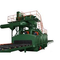 China Roller Conveyor Shot Blasting Machine 4-12 Blast Wheels Conveyor Speed 0.5-4m/Min for sale