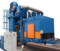 China Roller Conveyor Shot Blasting Machine 4-12 Blast Wheels Conveyor Speed 0.5-4m/Min for sale