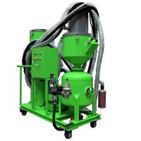 China Vacuum Recovery Manual Sand Blasting Machine With Automatic Abrasive Recycle for sale
