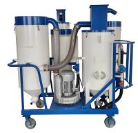 China Vacuum Recovery Manual Sand Blasting Machine With Automatic Abrasive Recycle for sale