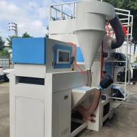 China 30kw Compressed Air Operated Double Sides Automatic Sand Blasting Machine With PLC Control for sale