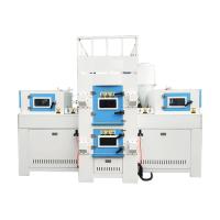 China 30kw Compressed Air Operated Double Sides Automatic Sand Blasting Machine With PLC Control for sale